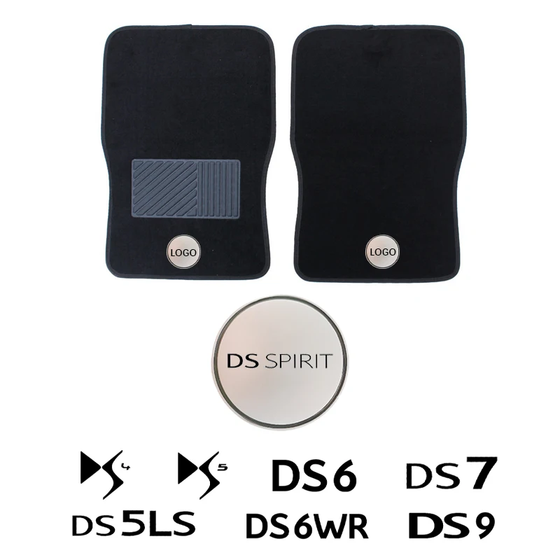 Car-Carpet-Emblems-car-Floor-Mats-Metal-Sticker-For-Citroen-DS-Spirit ...