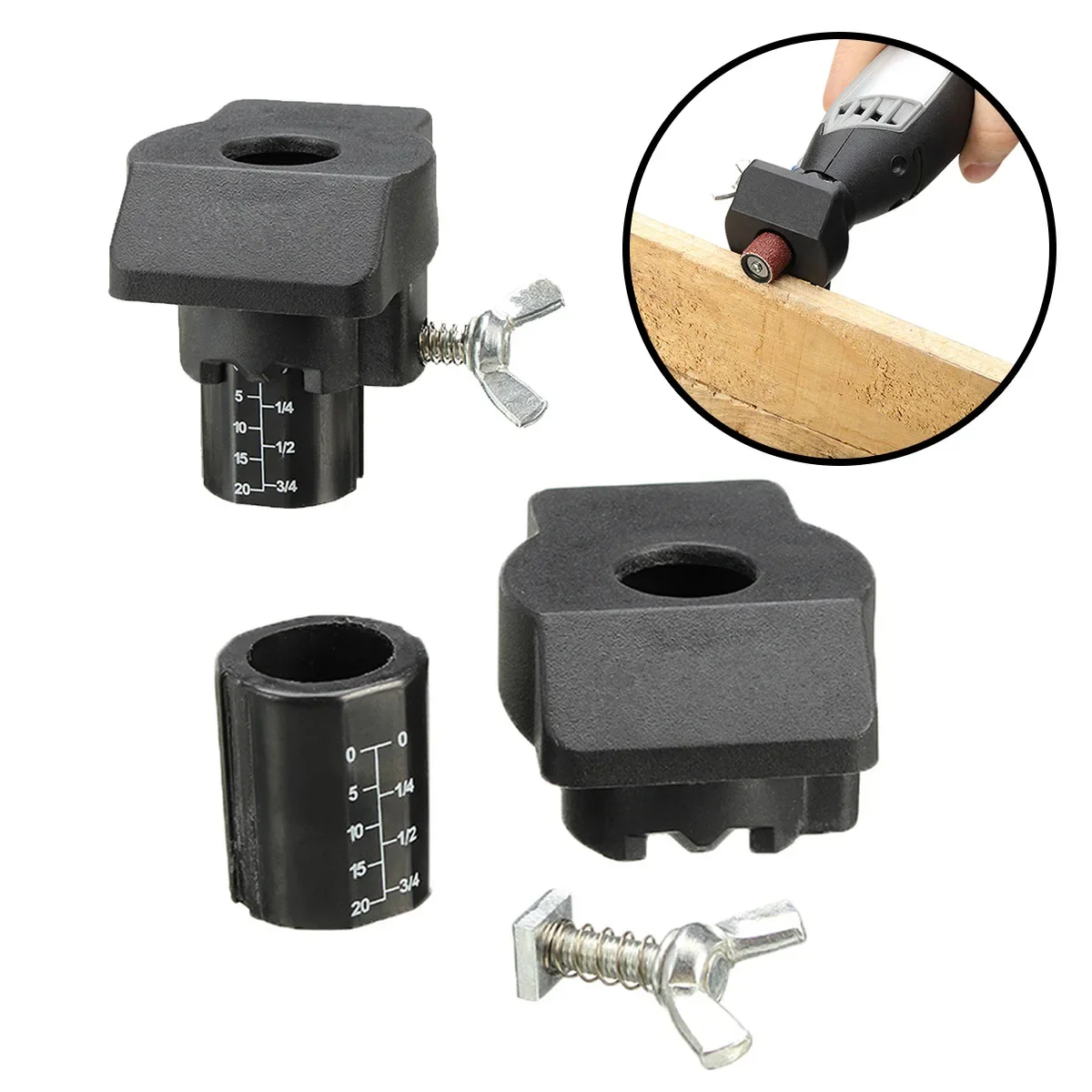 Guide-Attachment-Rotary-Tool-Accessories-Mini-Drill-For-Woodworking-DIY ...