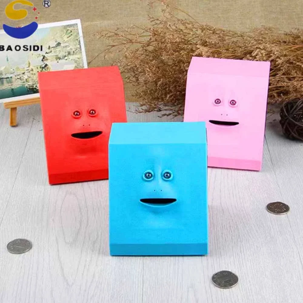 Human-Face-Piggy-Banks-Eating-Coin-Money-Safe-Box-Eats-Sensor-Coin-Box ...