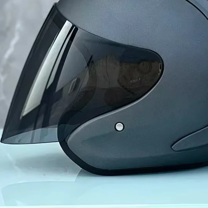 Ram4 Matt Grey Half Helmet Men and Women Motorcycle Off-Road Summer ...