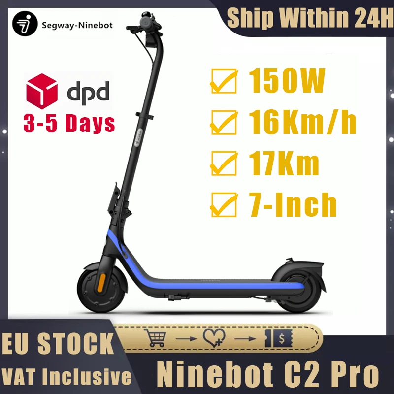 Pre-sale EU STOCK Original Ninebot By Segway C2 Pro Electric Scooter ...