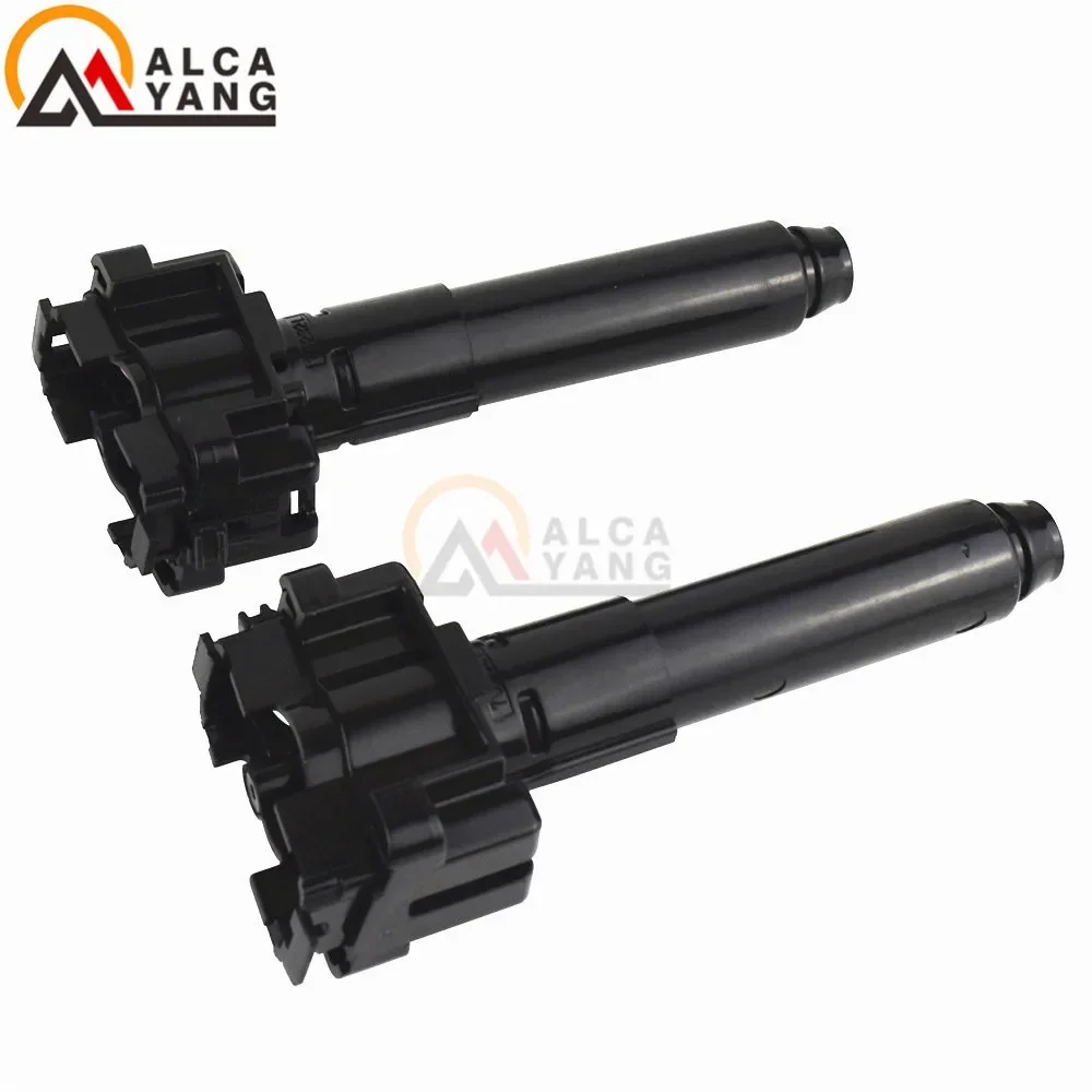 Front-Headlight-Washer-Lift-Cylinder-Spray-Nozzle-Jet-And-Cover-Cap-For ...