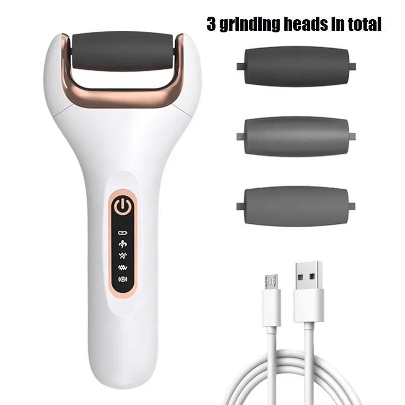 USB Rechargeable Electric Foot File for Heels Grinding Pedicure Tools ...