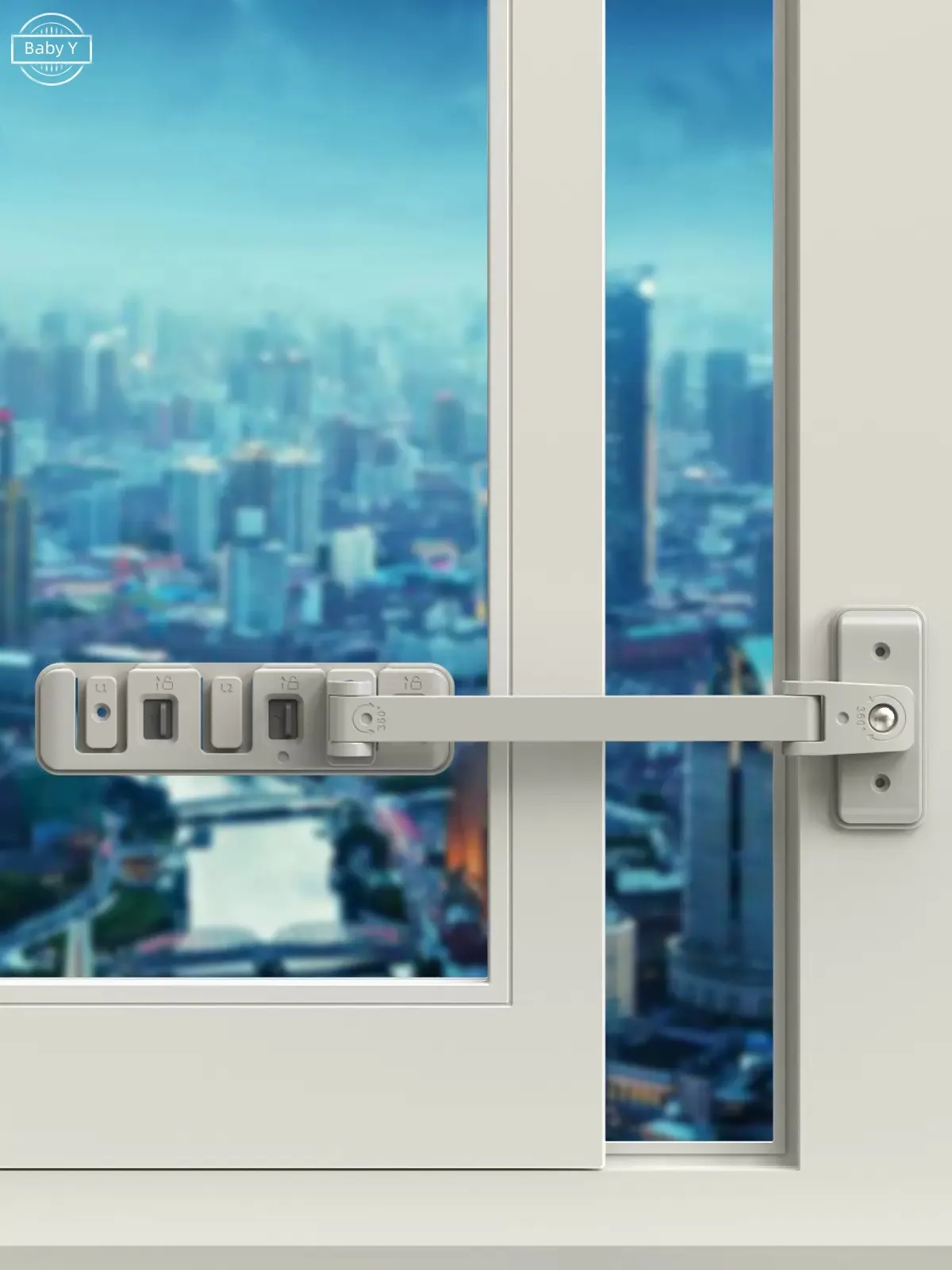 Children's Window Limit Safety Lock, Adjustable In Three Gears ...