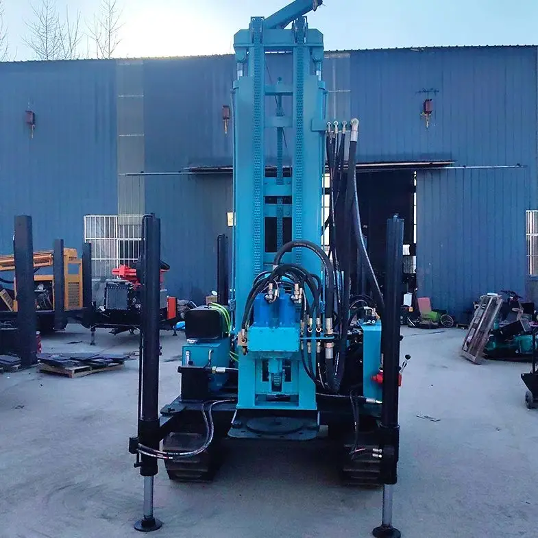 Customized 300m Deep Well Drilling Rig Hydraulic Diesel Rotary Drill ...