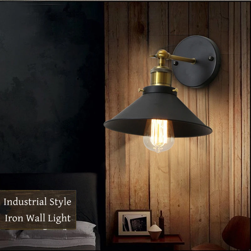Industrial-Style-Metal-Wall-Light-American-Creative-LED-Wall-Lamp ...