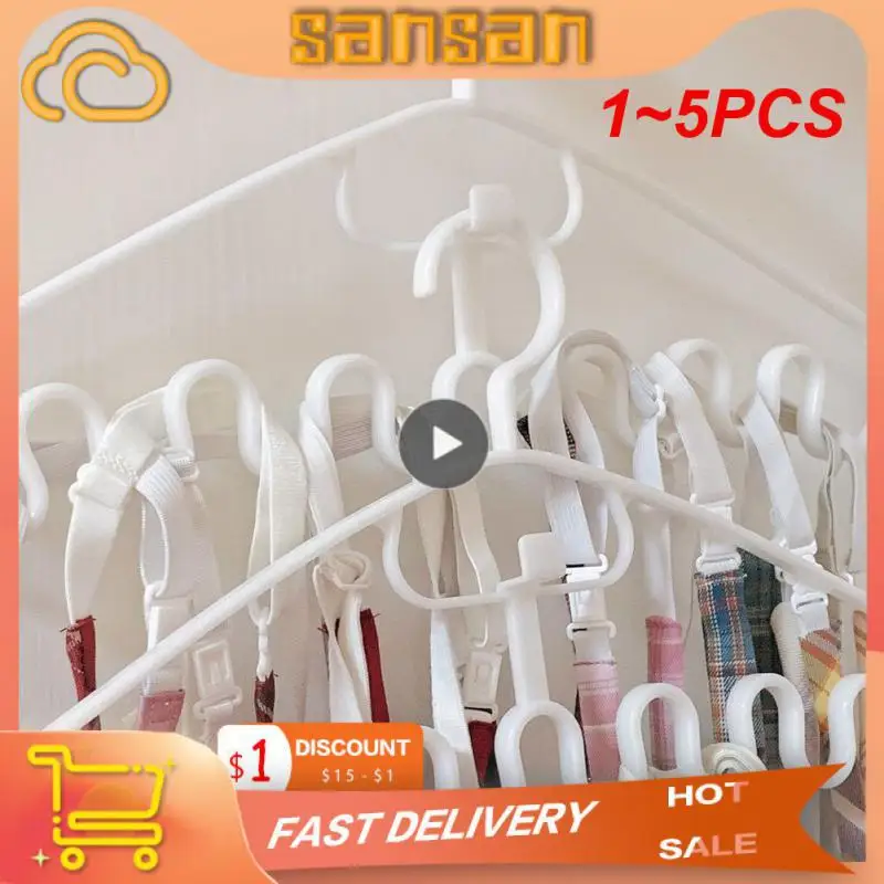 1-5PCS-Waves-Multi-port-Support-Hangers-For-Clothes-Drying-Rack ...