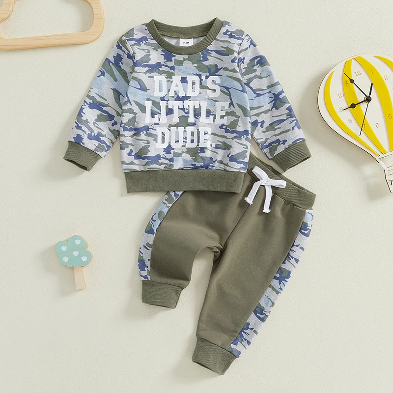 2024-08-13-Lioraitiin-Baby-Boy-Fall-Outfit-Letter-Camouflage-Print-Long-Sleeve-Sweatshirt-and ...