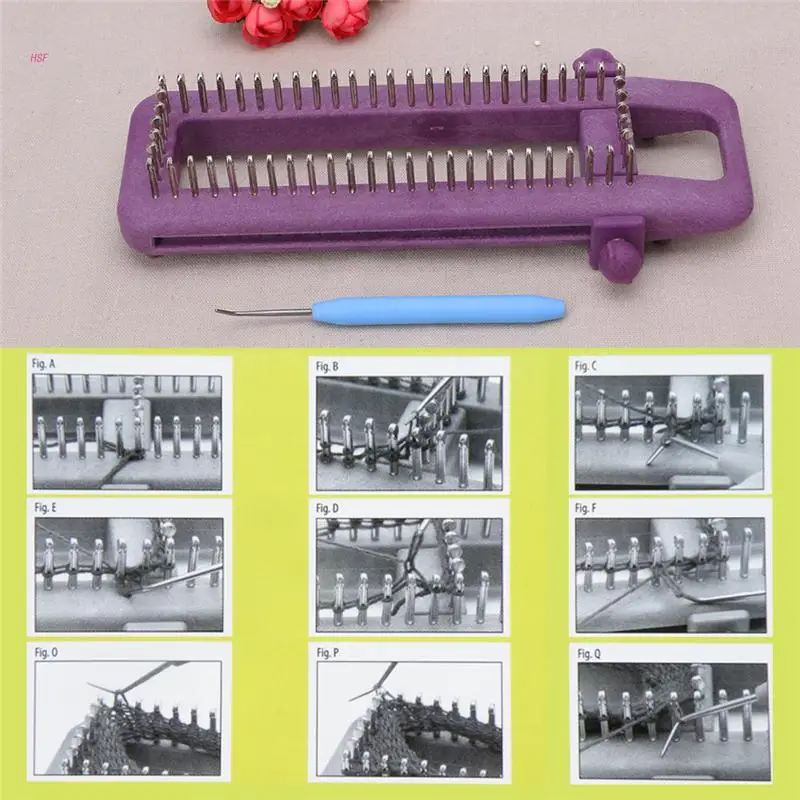Adjustable-Sock-Loom-Kit-Knitting-Socks-Scarf-Hat-DIY-Hand-Craft-Tool ...