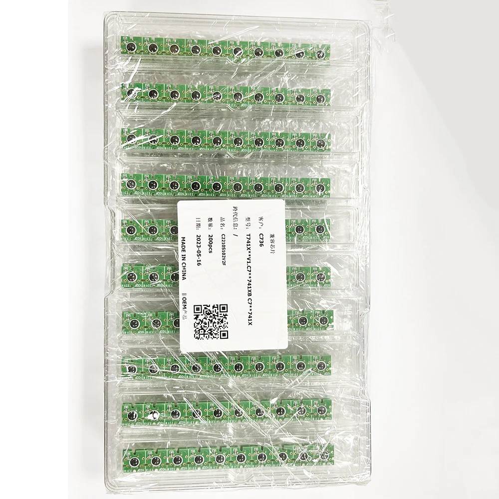 T741X T7412 T7413 T7414 HDK C M Y ink chips For Epson Surecolor F6000 ...