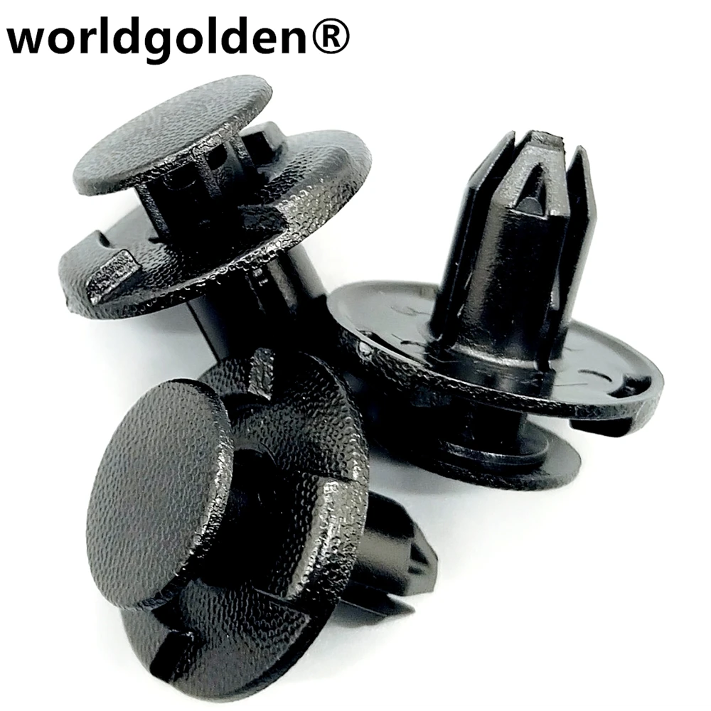 worldgolden-100pcs-auto-fasteners-Splash-Shield-Fender-Front-Bumper ...