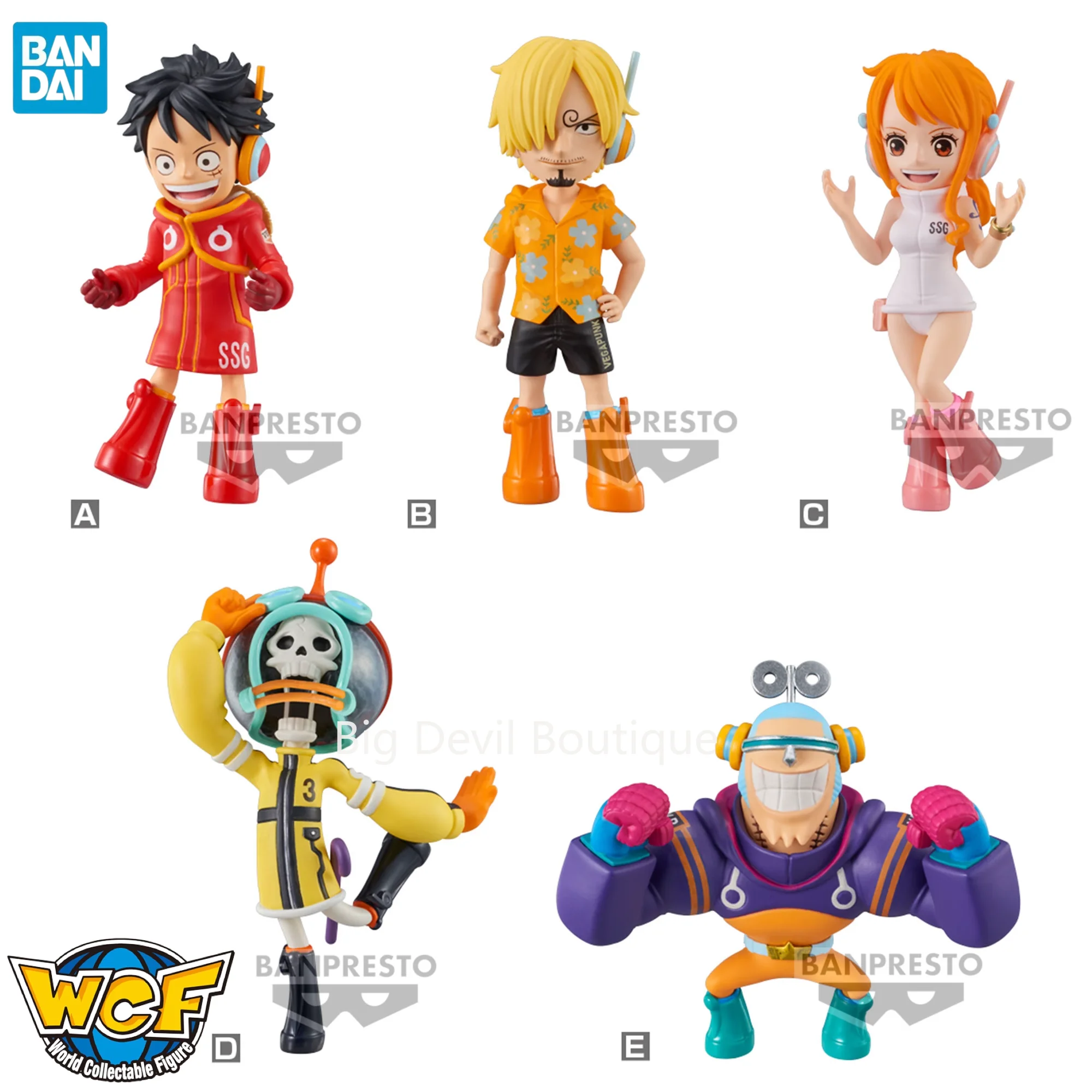 Original-BANDAI-WCF-Luffy-FRANKY-Burukku-BROOK-Nami-Sanji-EggHead-Vol-1 ...