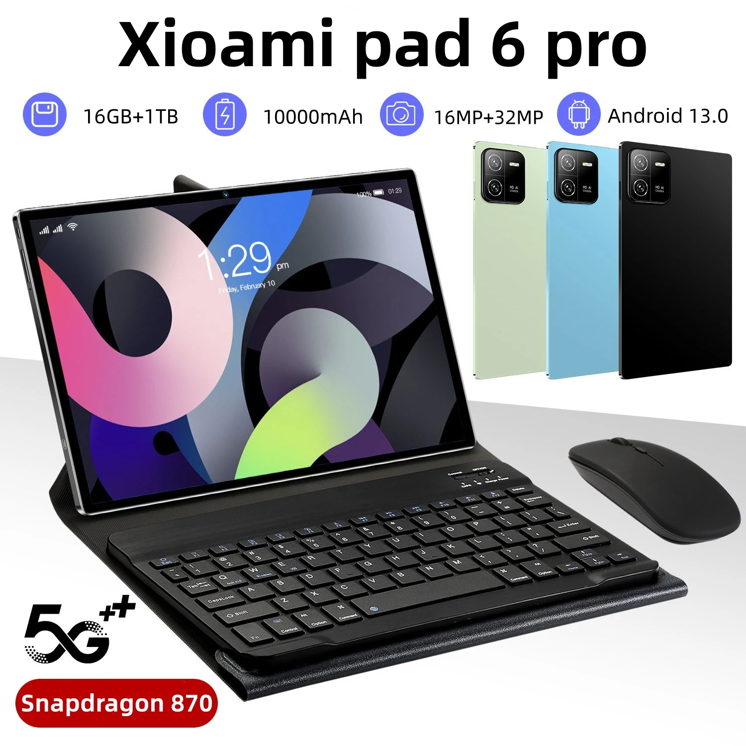 2023-Original-Global-Version-Tablet-PC-Android-13-Snapdragon-870-Pad-6 ...