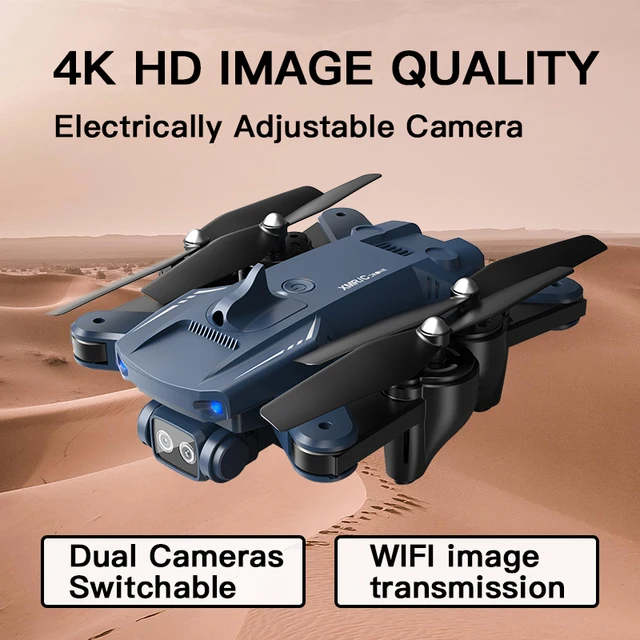 Mini Drone Remote WIFI M6 Drone 4K Professional HD Camera Foldable RC ...