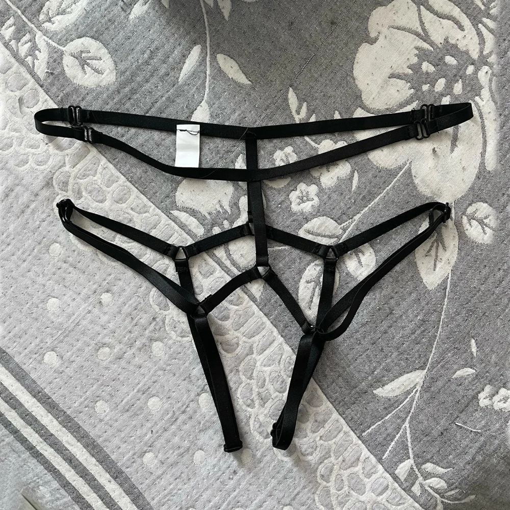 Women Panties Plus Size Sexy Strappy Thong Lace High Elastic Ingerie