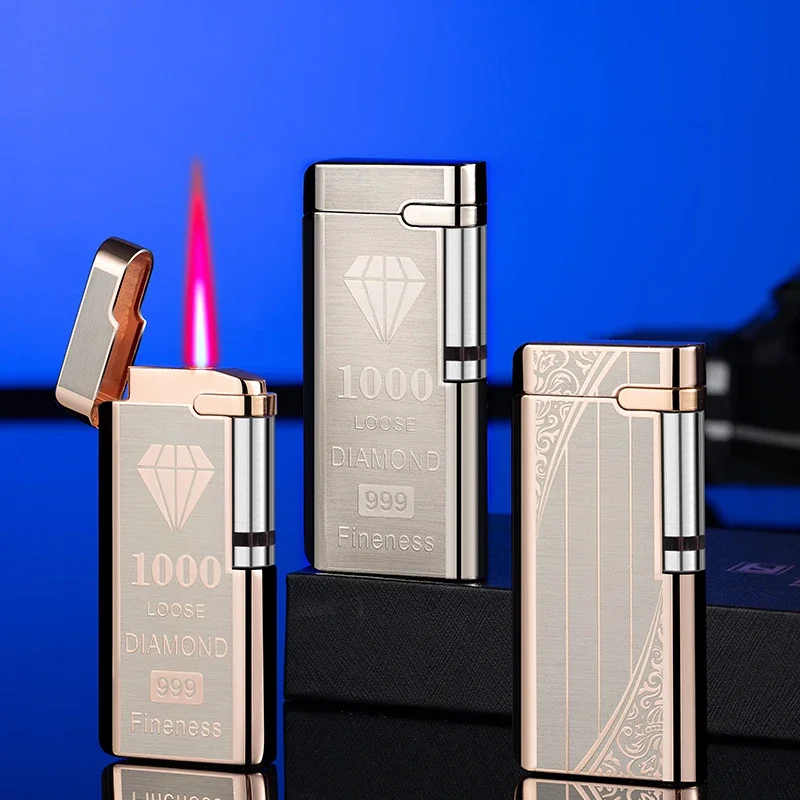 2024-New-Personality-Roller-Touch-Sensor-Windproof-Lighter-Mini-Butane ...