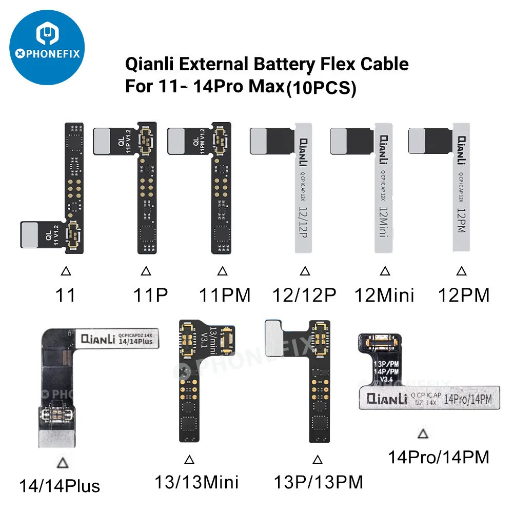 Qianli Battery Flex Cable For iPhone 11 12 13 14 Pro Max Mini Battery ...
