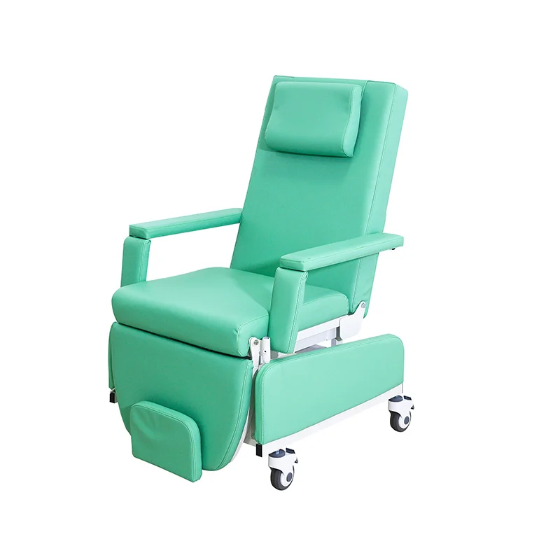 Mobile-hospital-medical-blood-dialysis-recliner-chair-with-iv-pole-for ...