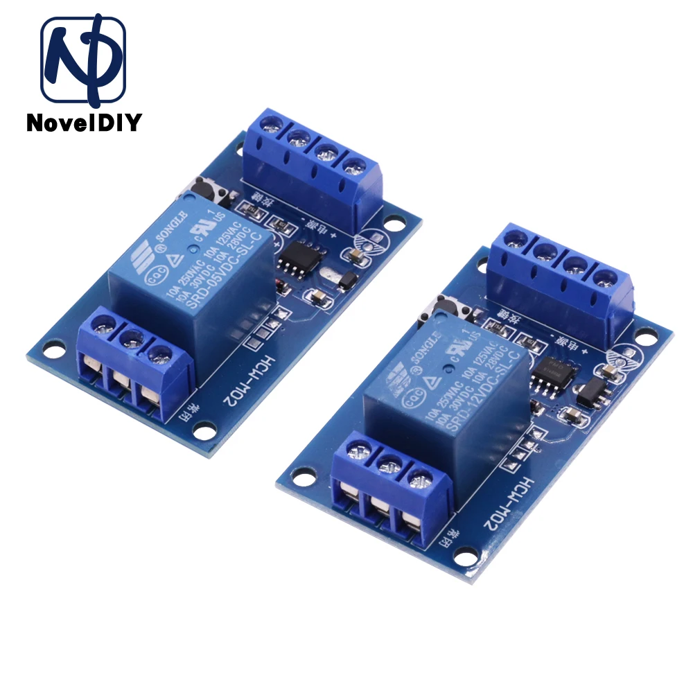 Relay-Module-5V-12V-Single-Button-Bistable-Module-One-Key-Car ...