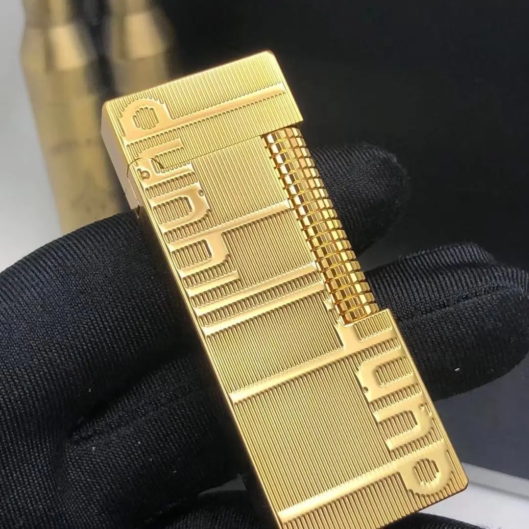 Creative-Pure-Copper-Carved-Retro-Butane-Gas-Lighter-Side-Slip-Ignition ...