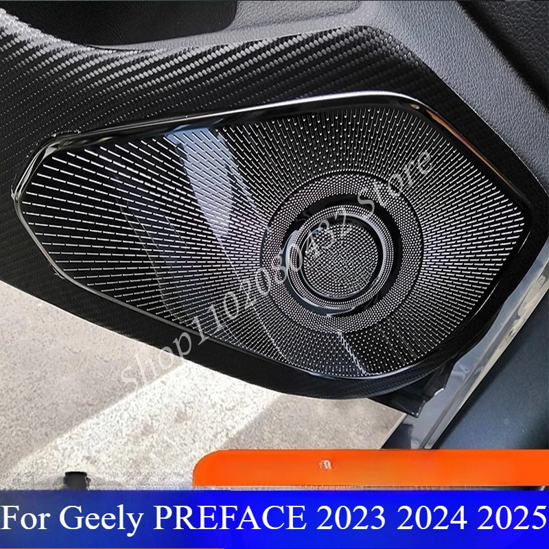For Geely PREFACE 2023 2024 2025 Car Dashboard Tweeter Horn Cover Trunk ...