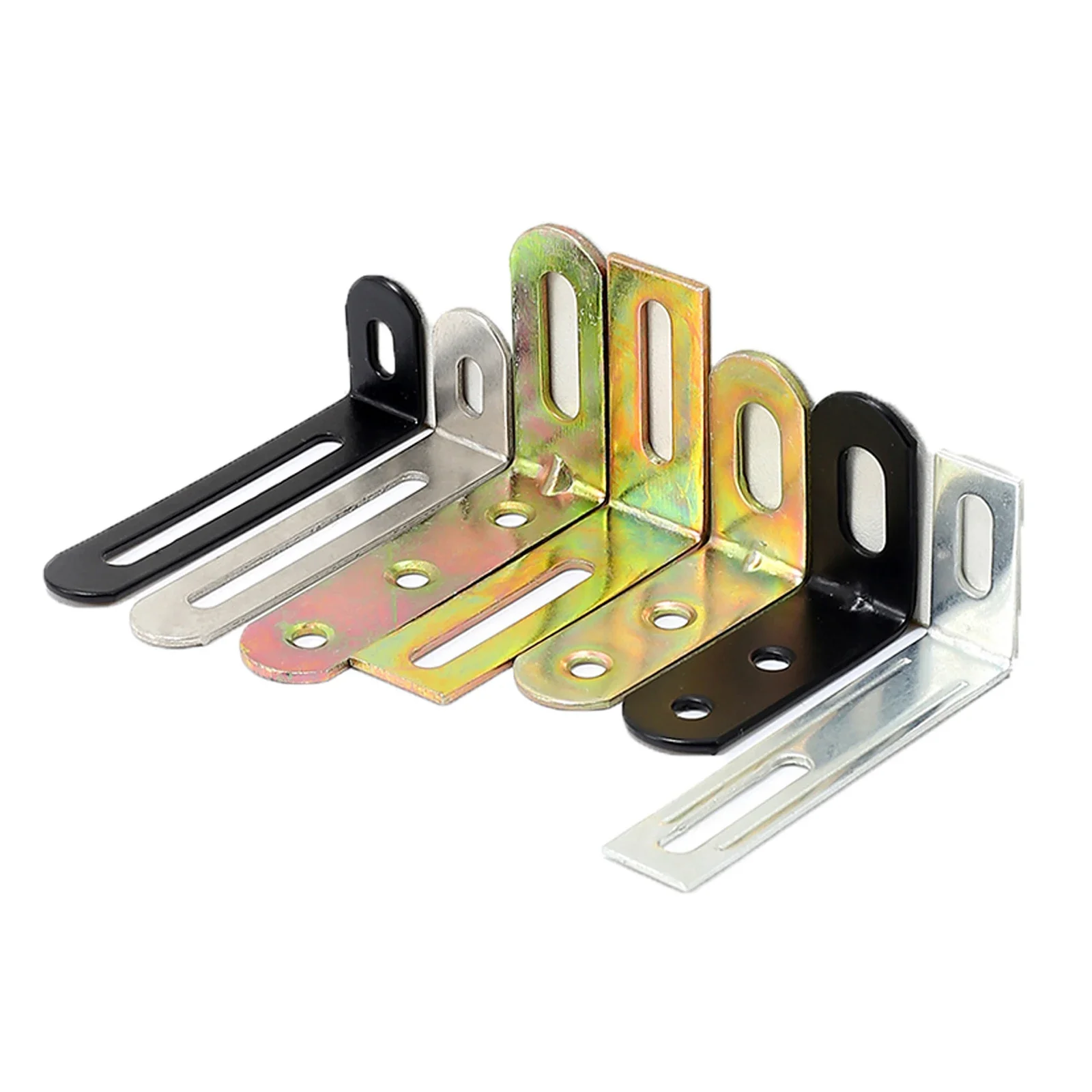 4Pc-Adjustable-Right-Angle-Code-Bracket-Furniture-Board-Connector-Metal ...