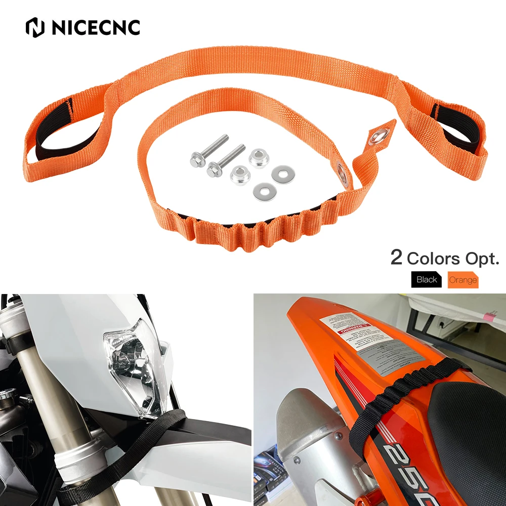 Motorcycle Front Rear Fender Pull Strap Mudguard Rope Straps for KTM ...