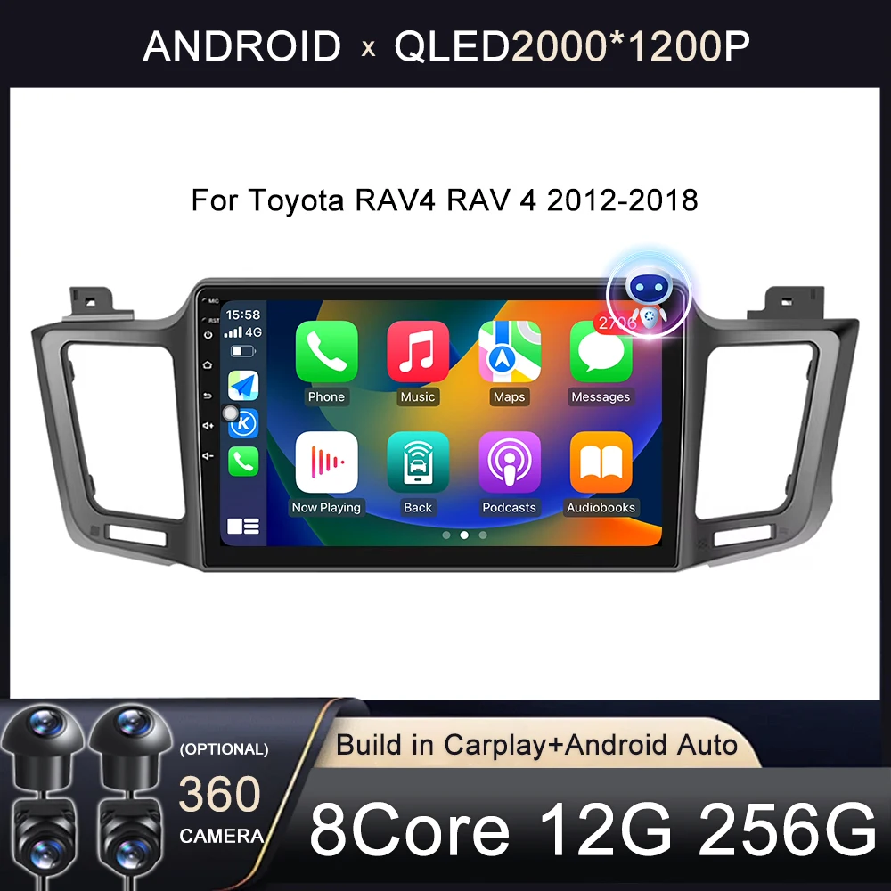 Android-Auto-Car-Radio-For-Toyota-RAV4-RAV-4-2012-2018-Multimedia ...