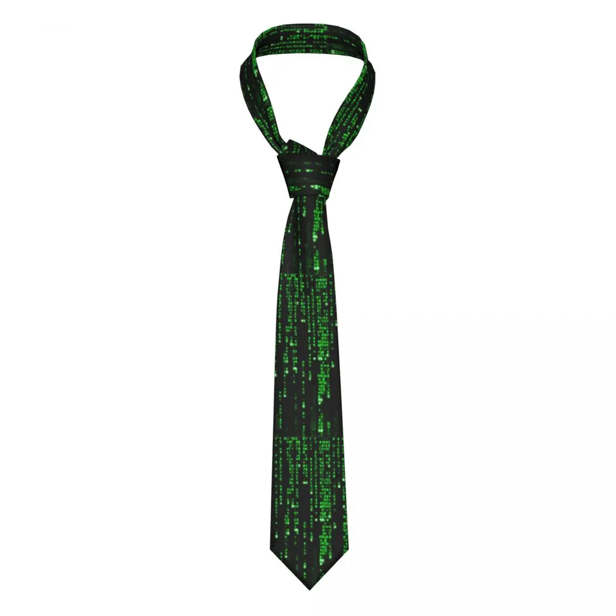 Binary-Code-Men-Women-Necktie-8-cm-Classic-The-Matrix-Program-Necktie ...