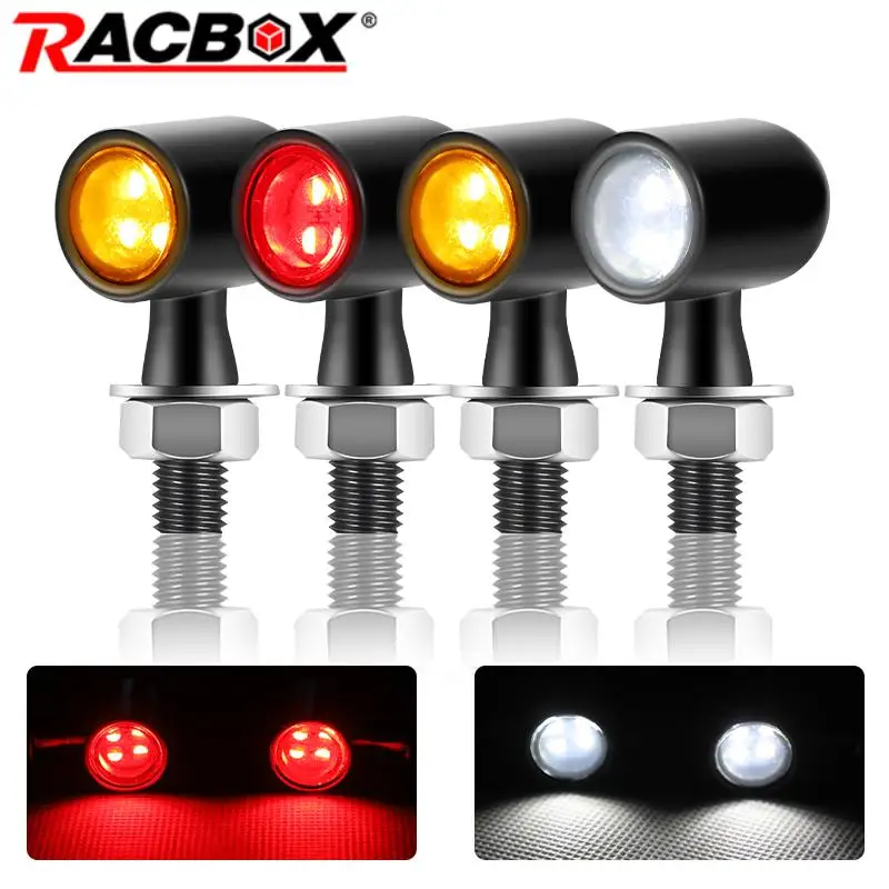 Motorcycle-Turn-Signal-Lights-Amber-Red-White-Brake-light-DRL-Mini ...