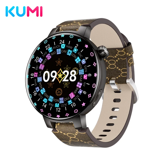 World Premiere KUMI GT6 Pro SmartWatch 1.3" AMOLED Bluetooth Call NFC 2023 Smart Watches for ...