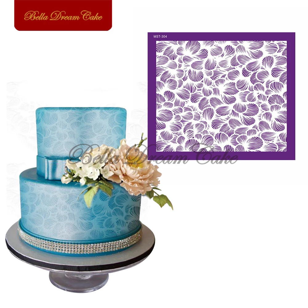 Seashell Border Stencil