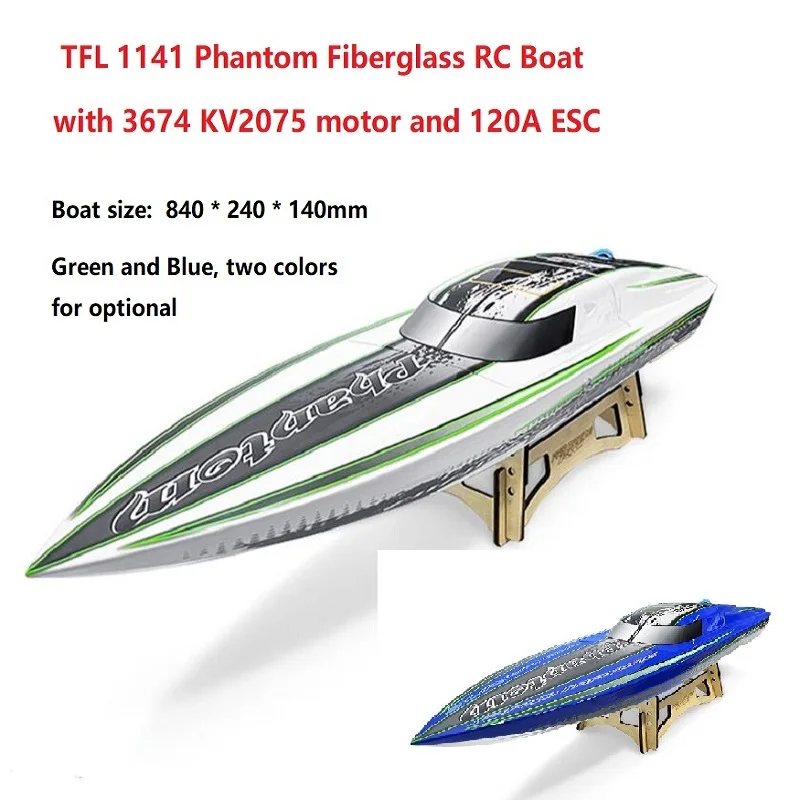 TFL-1141-Phantom-O-style-Electric-Fiberglass-RC-Racing-Boat-Speedship ...