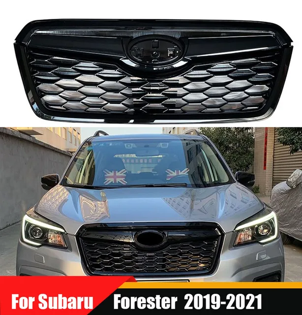 Gloss Black ABS Sti Style Front Grill Mesh Kit For Subaru, 45% OFF