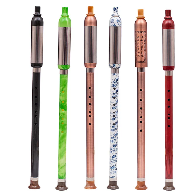 High grade BaWu Flute Vertical Flauta F or G Key Resin Music Instrument ...