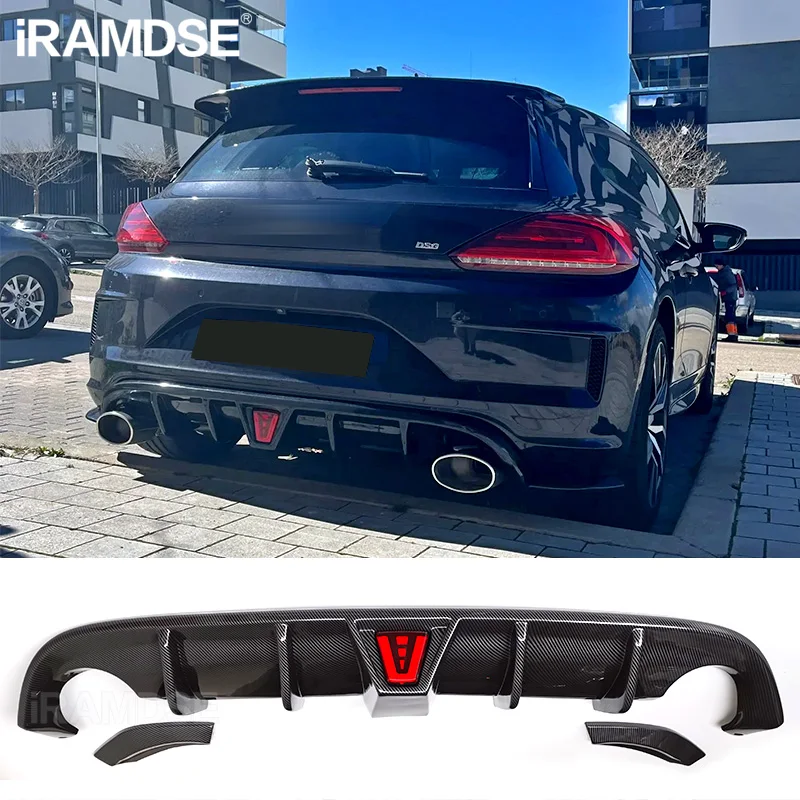 Body-Kit-Splitter-dla-Volkswagen-Scirocco-R-2015-2016-2017-tylny ...