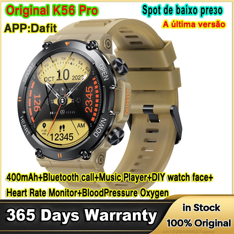 Outdoor-Original-K56-Pro-Smart-Watch-Men-Bluetooth-Call-Music-400-MAH ...