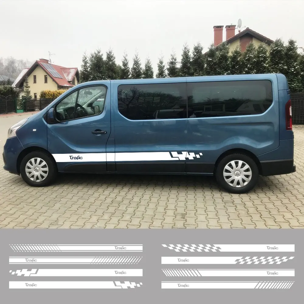 2PCS-Car-Door-Stickers-For-Renault-Trafic-3-2-MK1-MK2-MK3-Tuning ...
