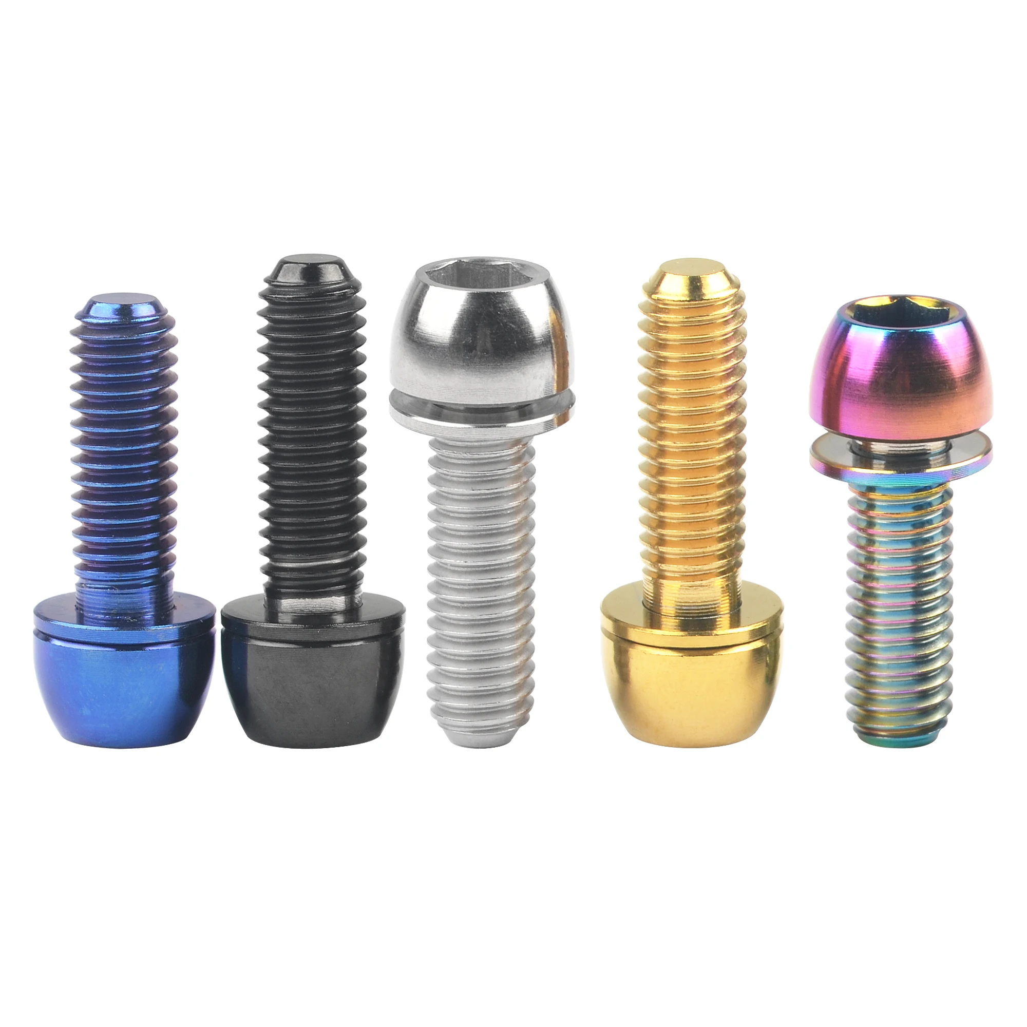 Xingxi M6x18 20mm Titanium Alloy Bolt Round Head non Shedding Gasket ...