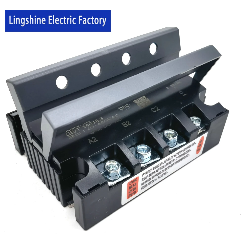 3-ssr Dc-ac 25a 40a 60a 80a 100a 120a 150a Three Phase Solid State ...