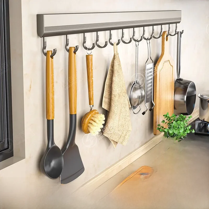 Wall-Mounted Kitchen Hook Rack – Kitchen Staples Plus