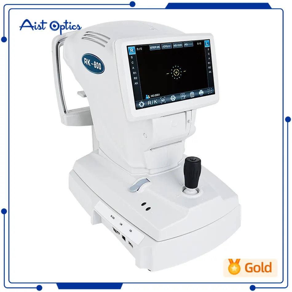 Refractor automático Mide automáticamente la potencia de la curvatura corneal Refractómetro ...