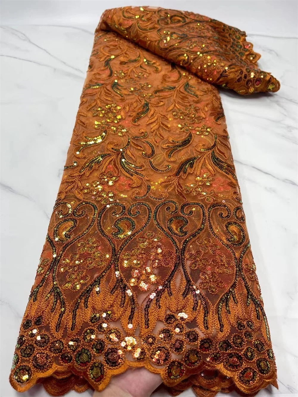 Kain Renda Urutan Beludru Afrika Terbaru 2022 Bahan Renda Berkualitas ...