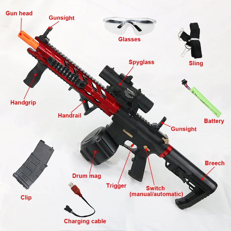 Manual/Automatic Eco-Friendly Splatter Ball Blaster – OUTFITTERS PURSUIT