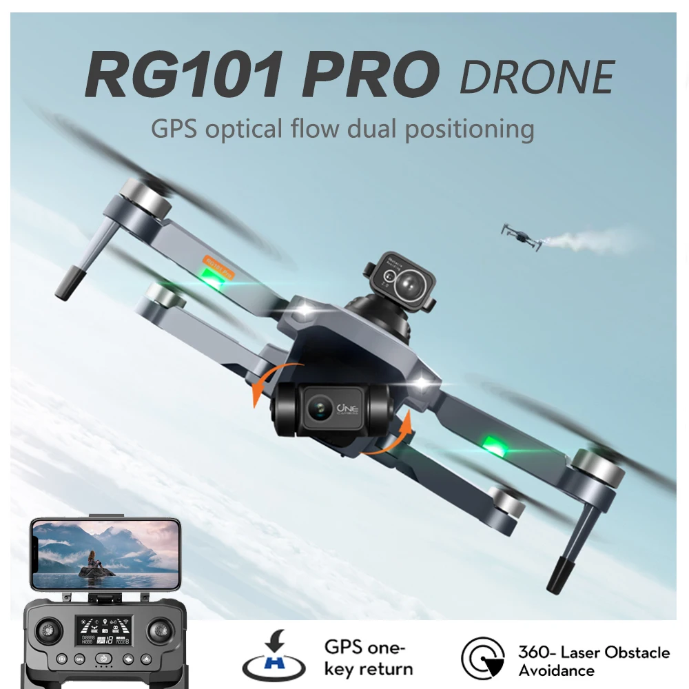 RG101-PRO-Drone-5G-WiFi-FPV-360-Laser-Obstacle-Avoidance-8K-HD-Dual ...