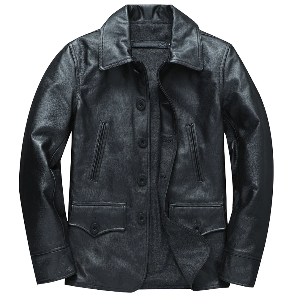 High-Quality-Genuine-Leather-Men-s-Jacket-Large-Size-5XL-Leather-Suit ...