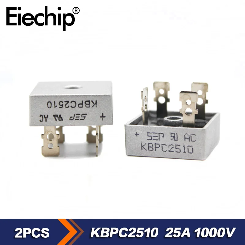 2PCS-KBPC2510-Diode-Bridge-Rectifiers-1000V-25A-Rectifiers-Diodes ...