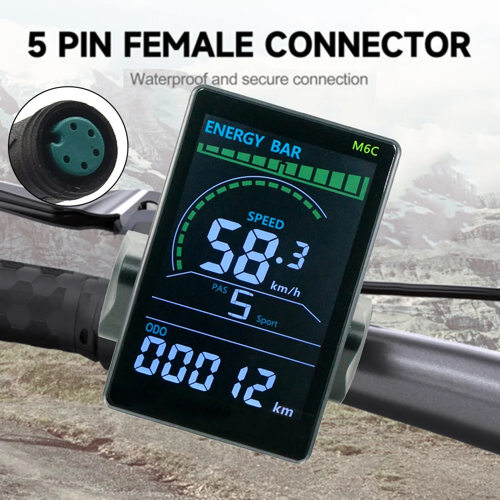 1pc-Electric-Bike-Display-Large-Colorful-Screen-TFT-Display-M6C-For ...
