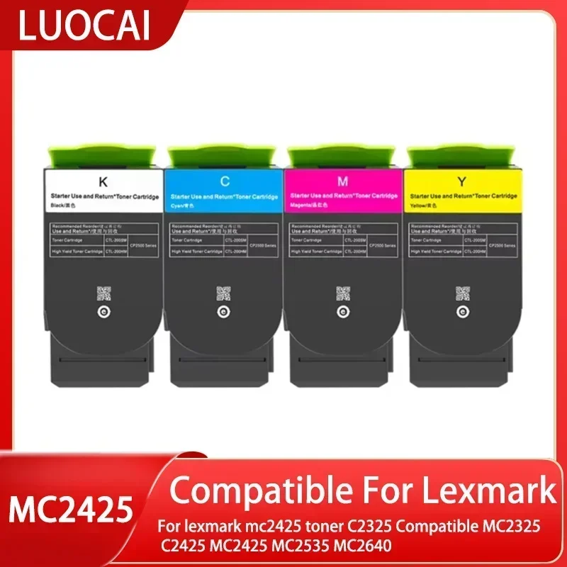 High capacity MC2425 Compatible Toner Cartridge For lexmark mc2425 ...