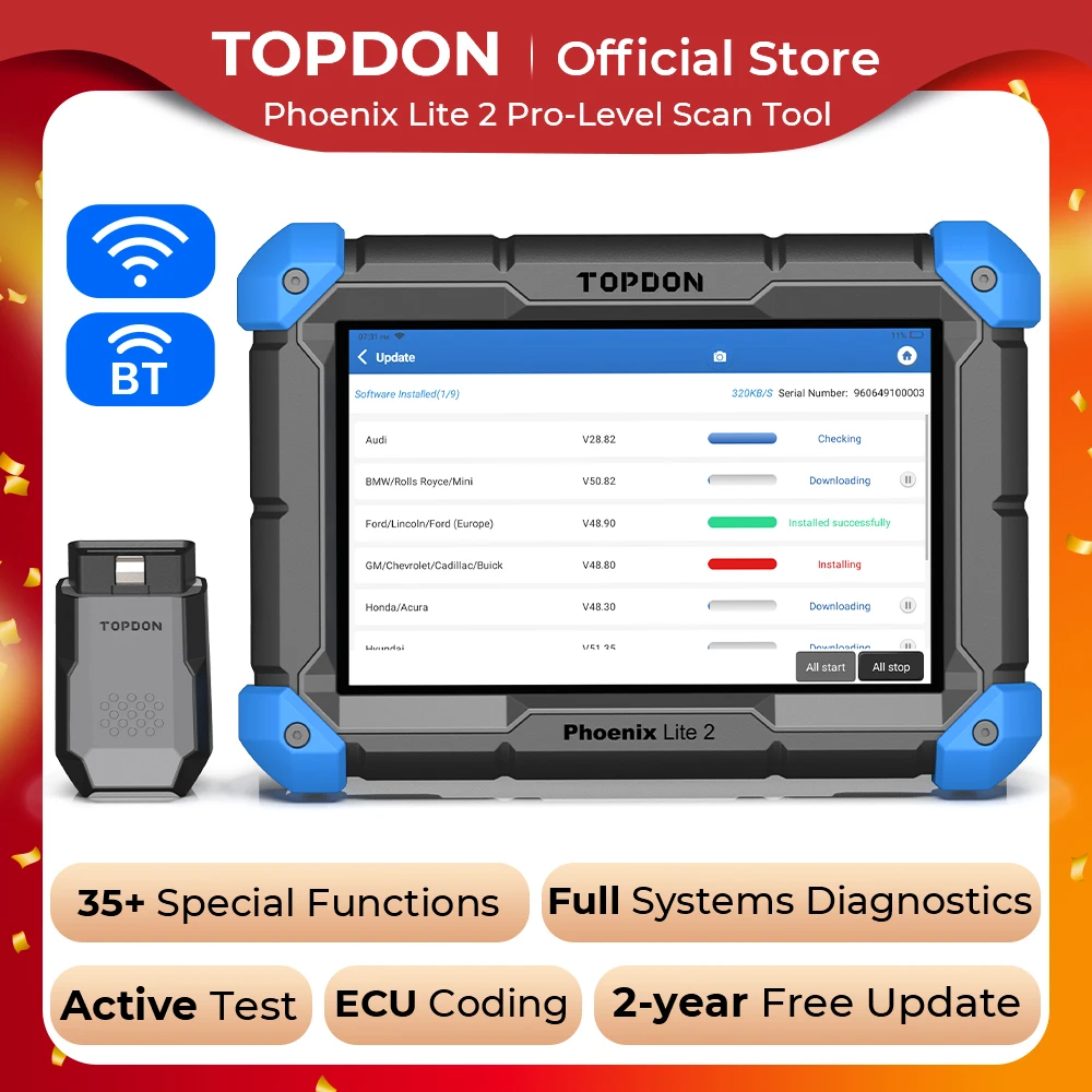 Topdon-Phoenix-Lite-2-OBD2-Car-Diagnostic-Tool-Proffessional-ECU-Coding ...